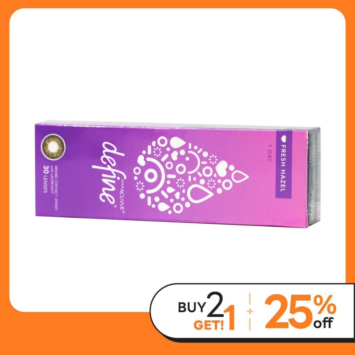 1-Day Acuvue Define Fresh Hazel – TA-TO.com